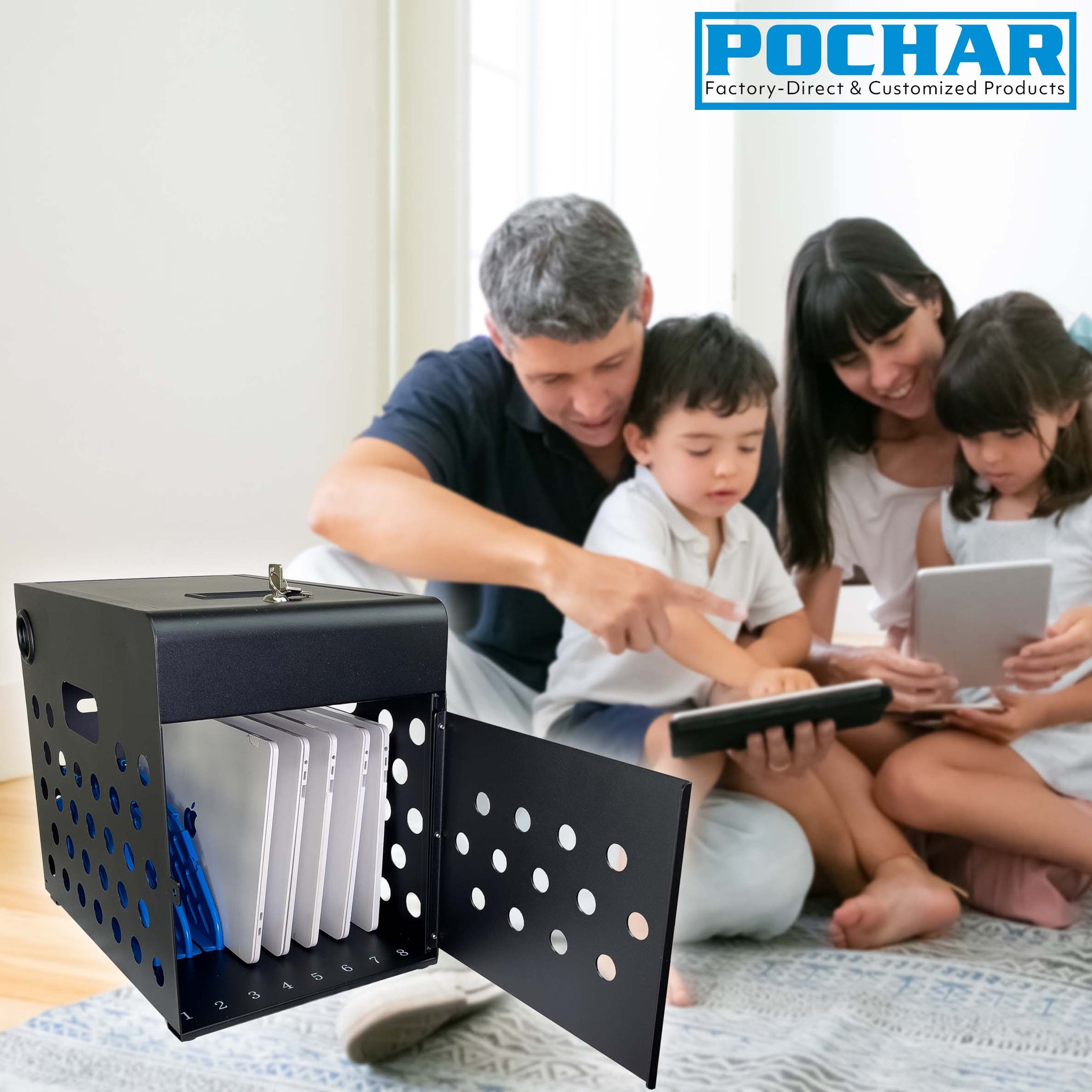 POCHAR Charging Carts & Station & Classroom Solutions — Pochar LLC