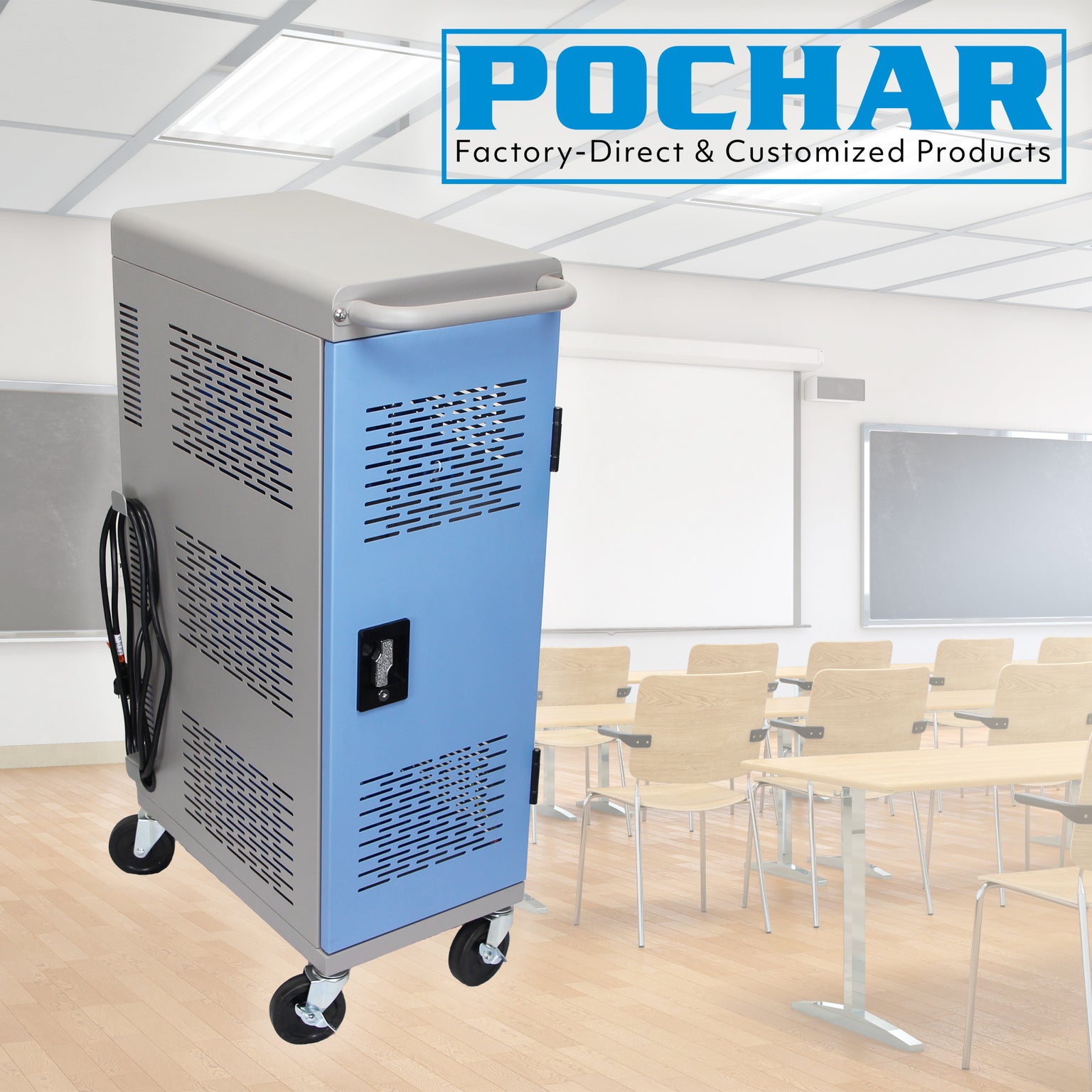 POCHAR Charging Carts & Station & Classroom Solutions — Pochar LLC